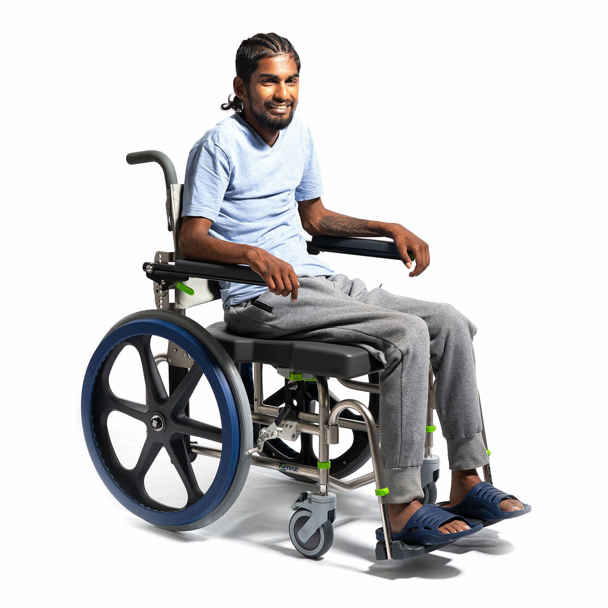 Raz Self Propelled Mobile Shower Commode Chair – eSpecial Needs
